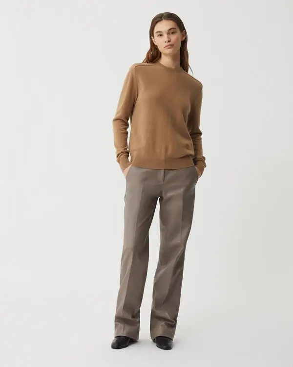 Veronica De Piante Avery Nappa Leather Trousers