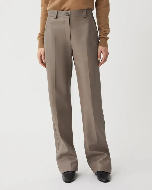 Veronica De Piante Avery Nappa Leather Trousers