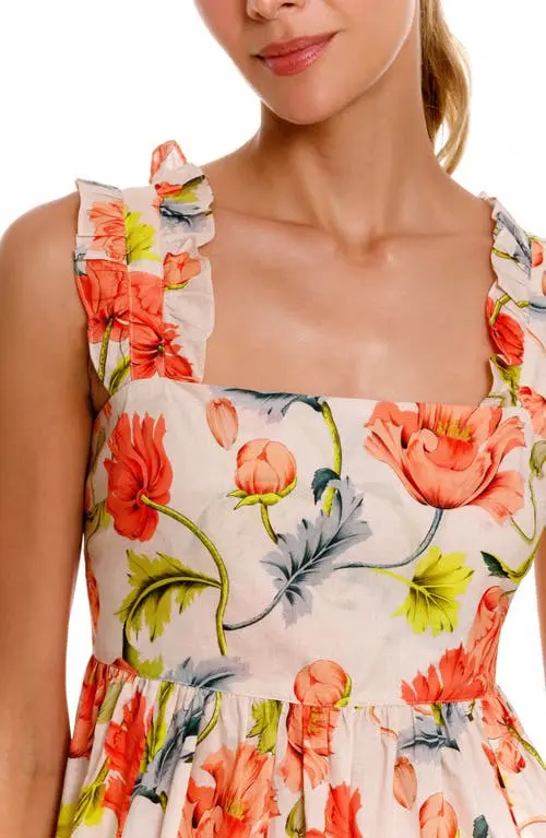 THE LAZY POET Mika Floral Cotton Nightgown