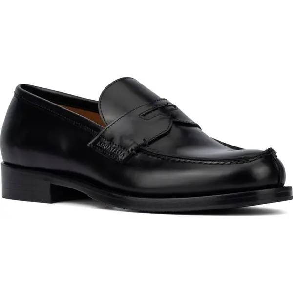 Aquatalia Andreo Penny Loafer - Black | Editorialist display picture 1