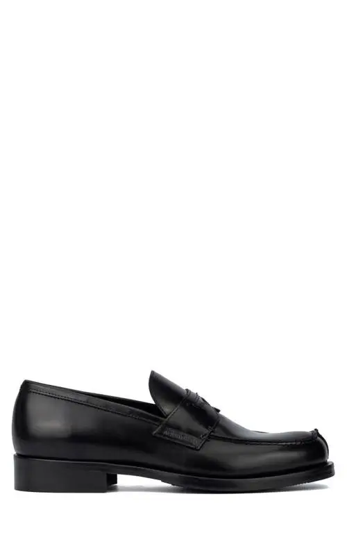 Aquatalia Andreo Penny Loafer - Black | Editorialist