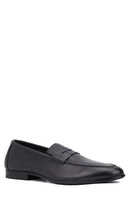 Aquatalia Jon Penny Loafer - Black