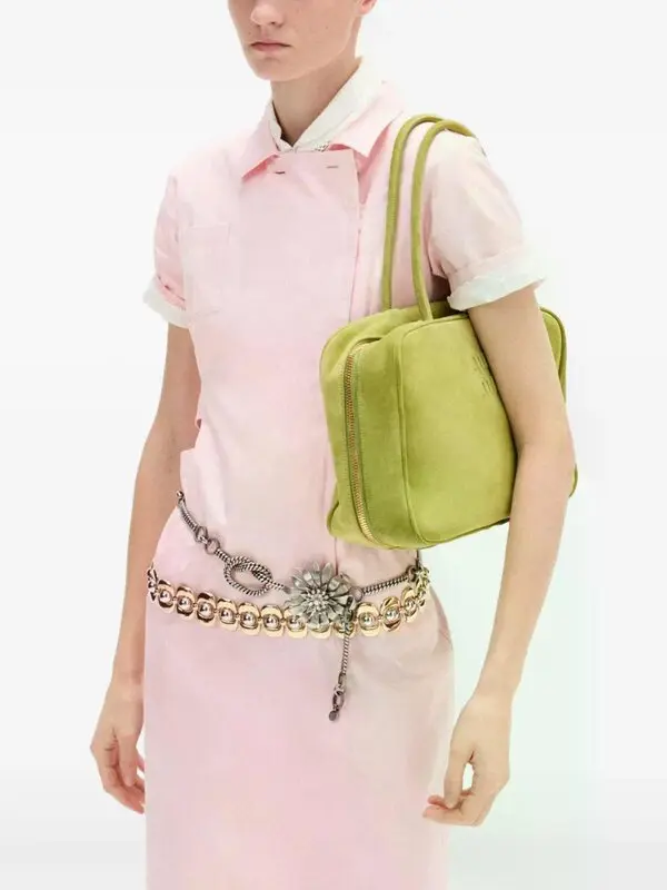 Miu Miu Crystal-embellished Chain Belt