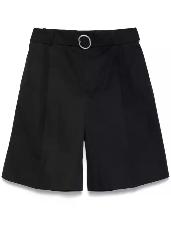 JIL SANDER Cotton Poplin Shorts