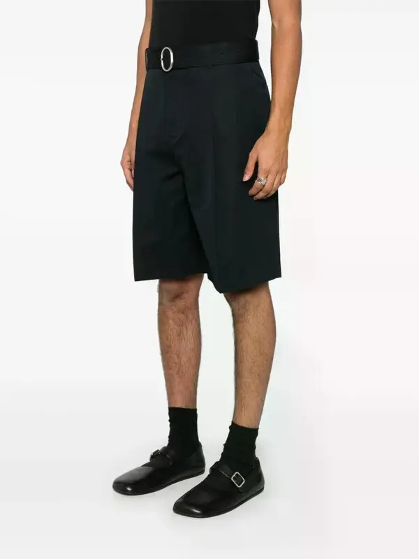 JIL SANDER Cotton Poplin Shorts