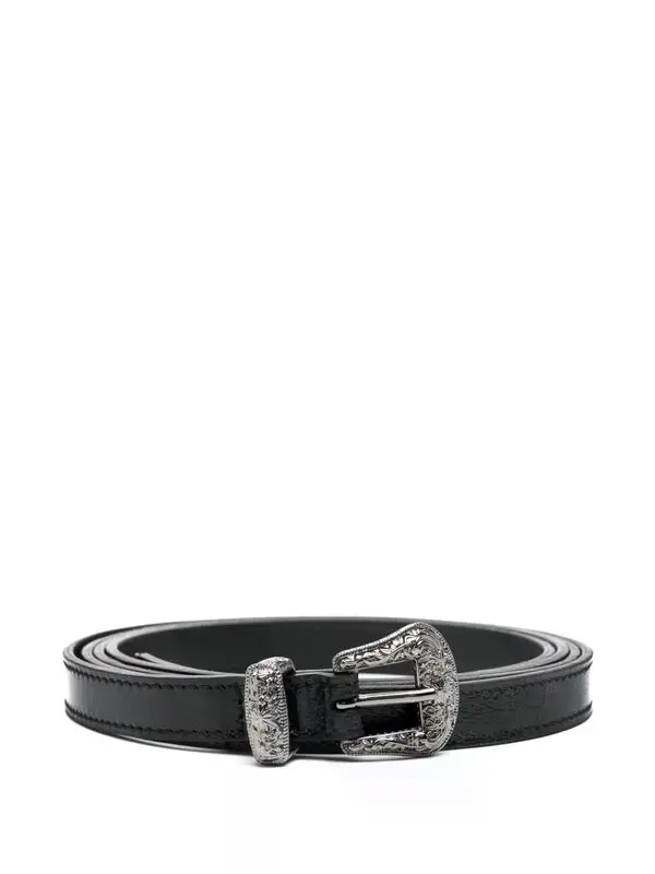 GOLDEN GOOSE Tex Trittico Belt - Black