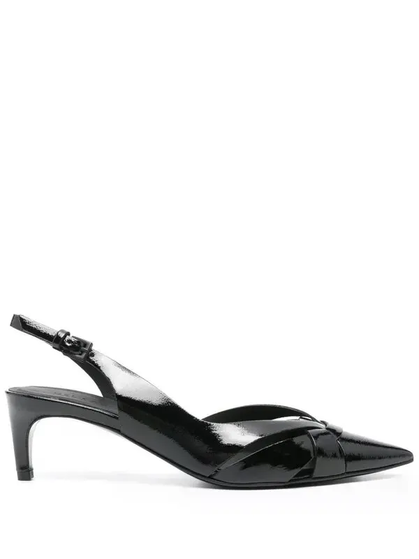 DEL CARLO 50mm Paris Pumps - Black