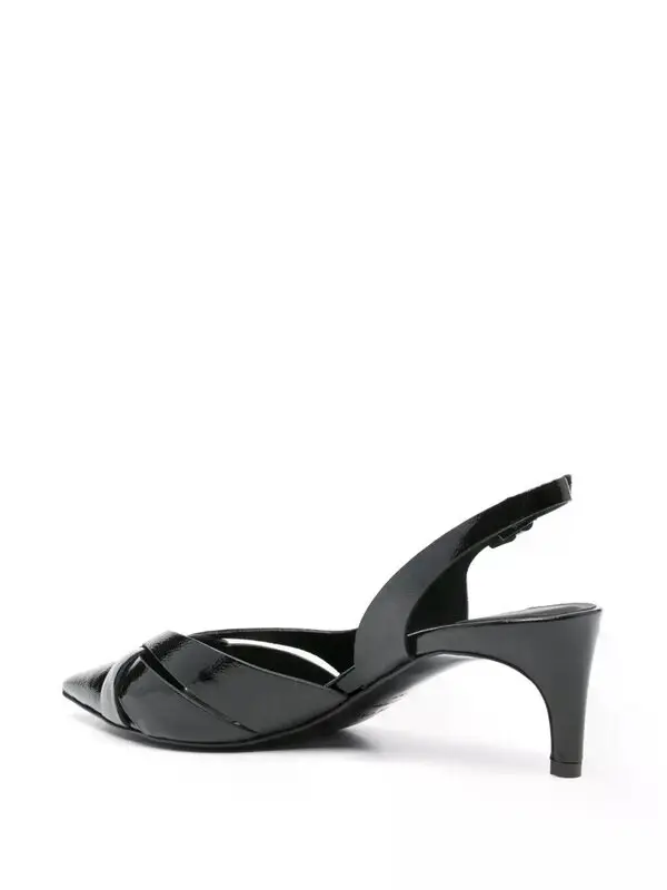 DEL CARLO 50mm Paris Pumps - Black