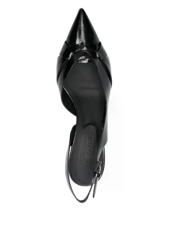 DEL CARLO 50mm Paris Pumps - Black