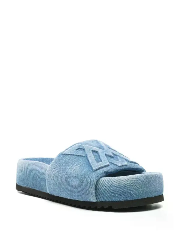 VIC MATIE Denim Slides