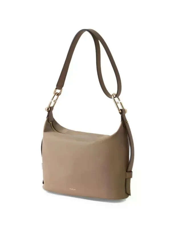 Furla Leather Shoulder Bag - Neutrals