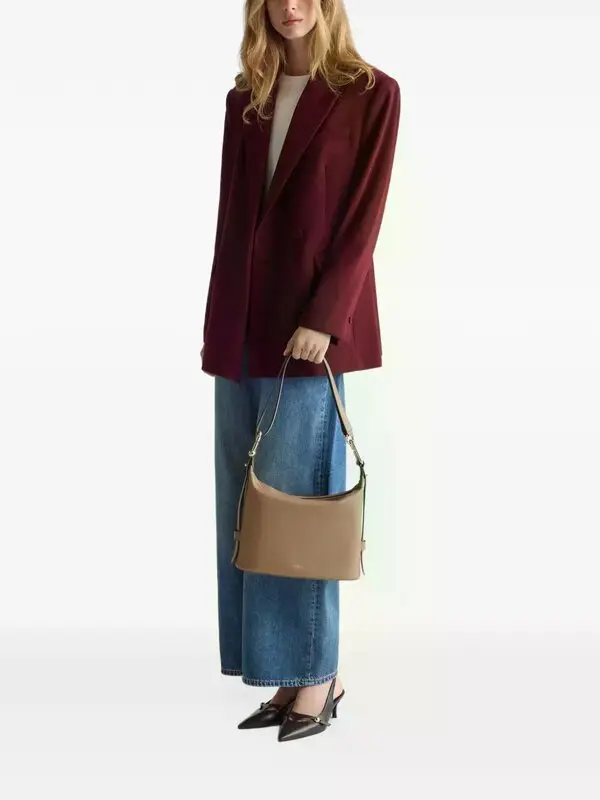 Furla Leather Shoulder Bag - Neutrals