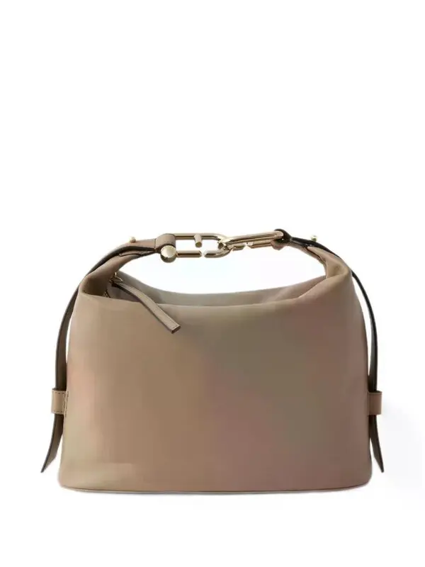 Furla Leather Shoulder Bag - Neutrals