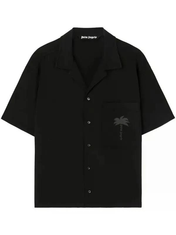 Palm Angels Palms Bowling Shirt