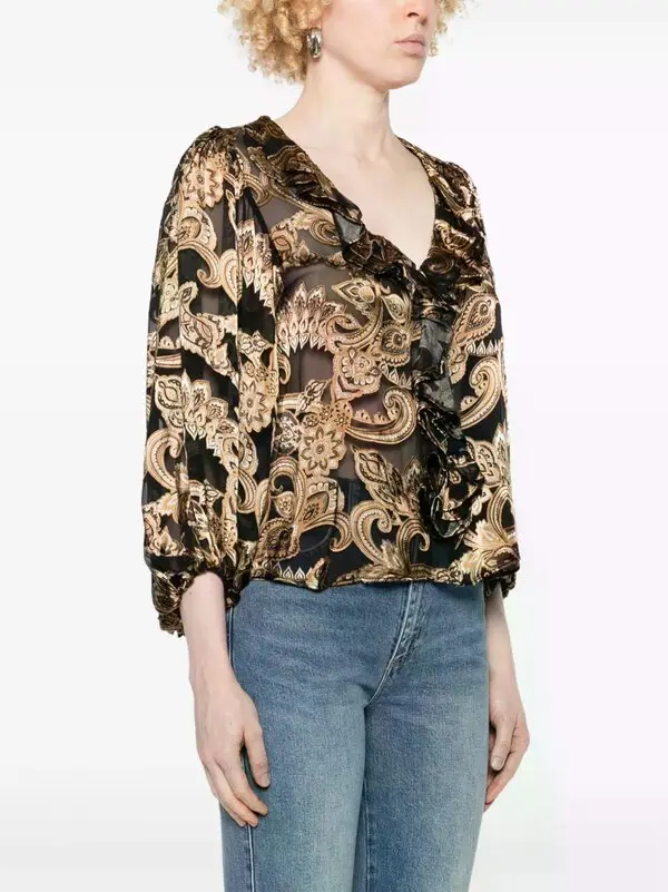 Alice + Olivia Paisley-print Shirt