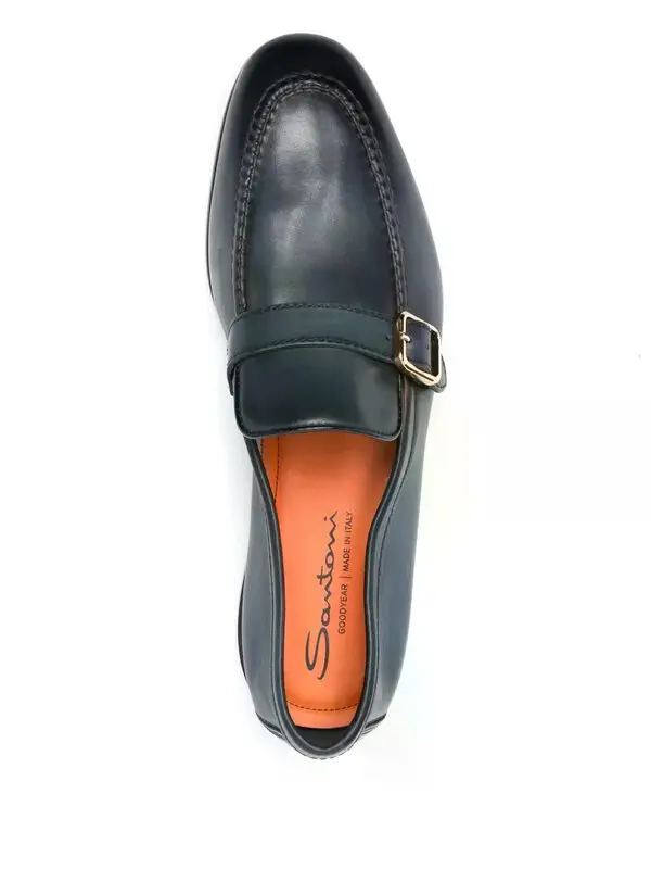 Santoni Single-buckle Loafers