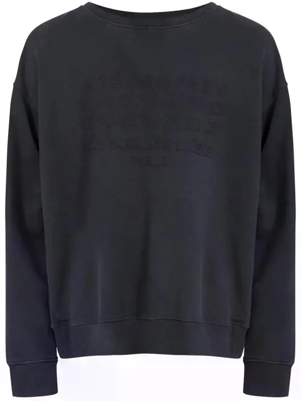 MAISON MARGIELA Numbers Motif Sweater - Black