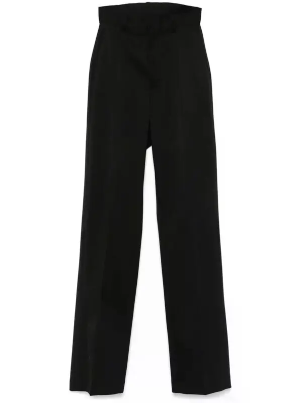 MAISON MARGIELA Cut-out Trousers - Black