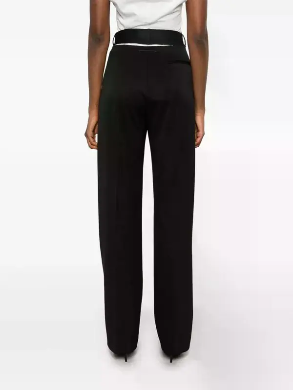 MAISON MARGIELA Cut-out Trousers - Black