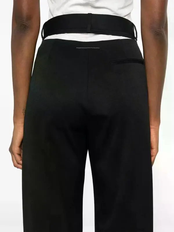 MAISON MARGIELA Cut-out Trousers - Black