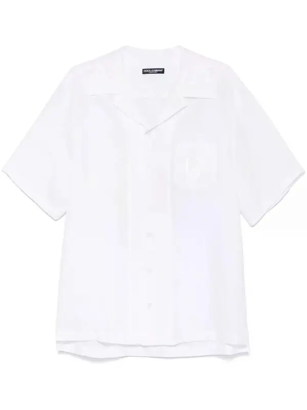 Dolce & Gabbana Logo-embroidered Shirt