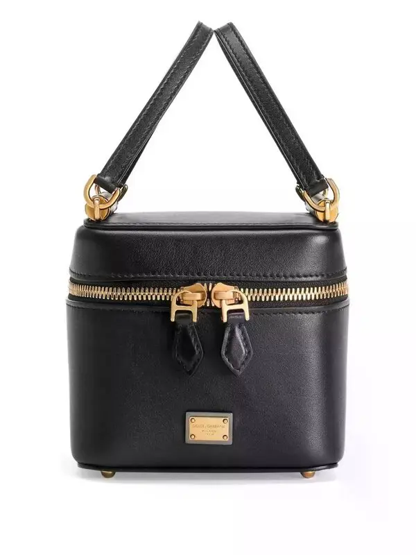 Dolce & Gabbana Sicily Cube Vanity Bag - Black