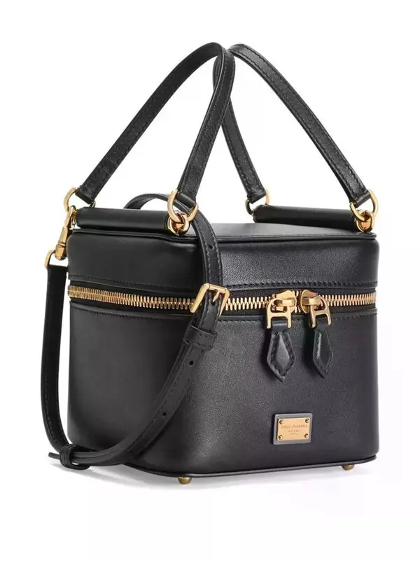 Dolce & Gabbana Sicily Cube Vanity Bag - Black