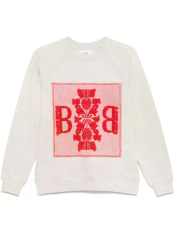 BARRIE B-logo Sweatshirt - Neutrals