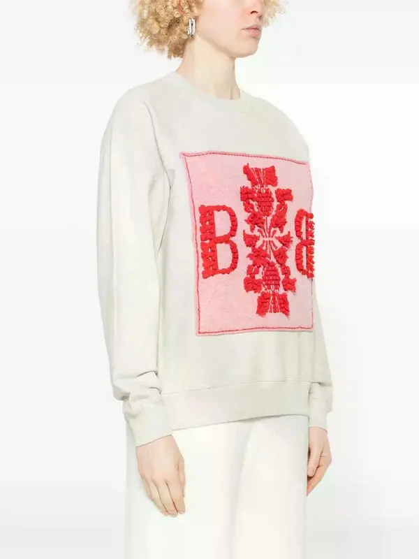 BARRIE B-logo Sweatshirt - Neutrals