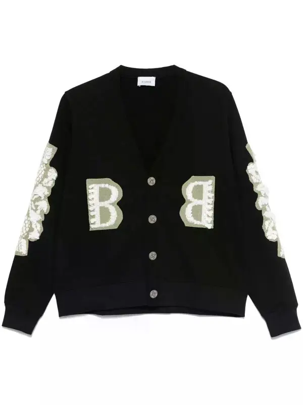 BARRIE B-logo Cardigan - Black