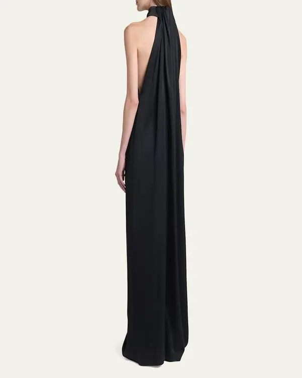 Stella McCartney Envers Draped Halterneck Jumpsuit