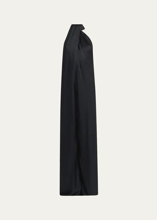Stella McCartney Envers Draped Halterneck Jumpsuit