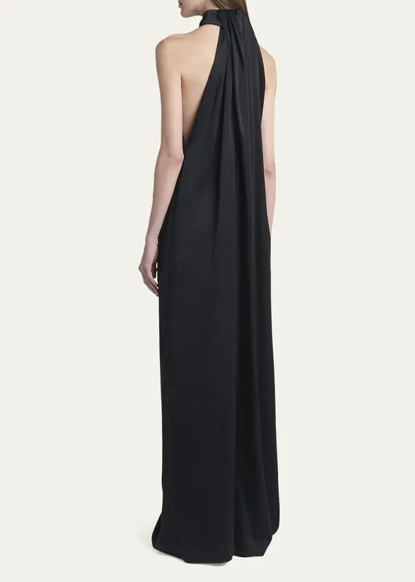 Stella McCartney Envers Draped Halterneck Jumpsuit