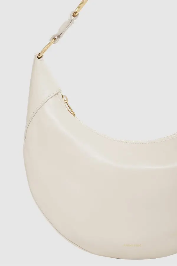 ANINE BING Kate Hobo Bag - Bone