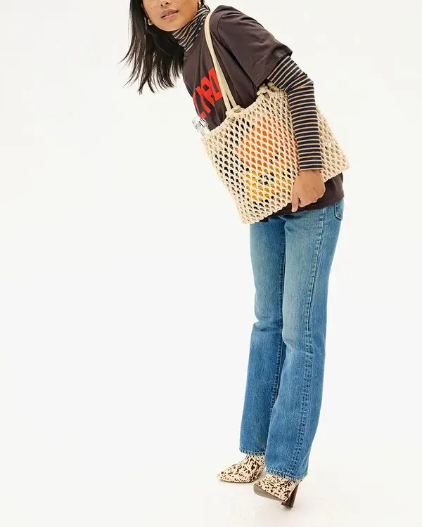 Clare V. Sandy Tote - Natural