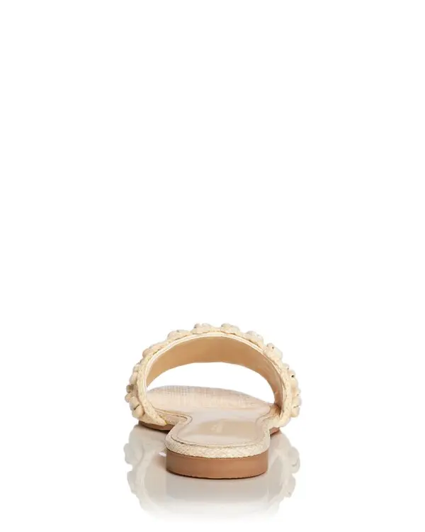 Aqua The White Lotus X Slide Sandals