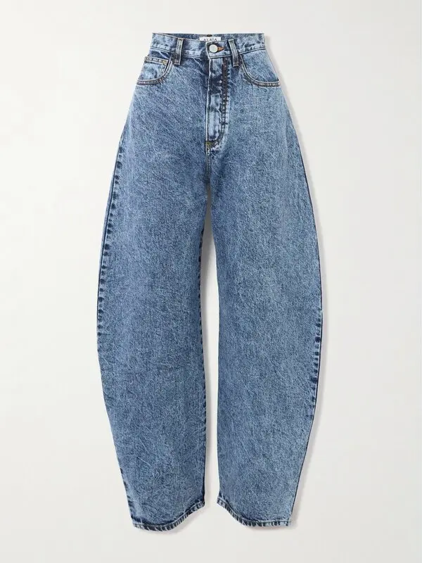 Alaïa High-rise Barrel-leg Jeans