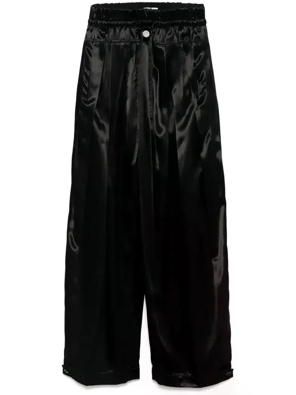 JIL SANDER Satin Palazzo Pants