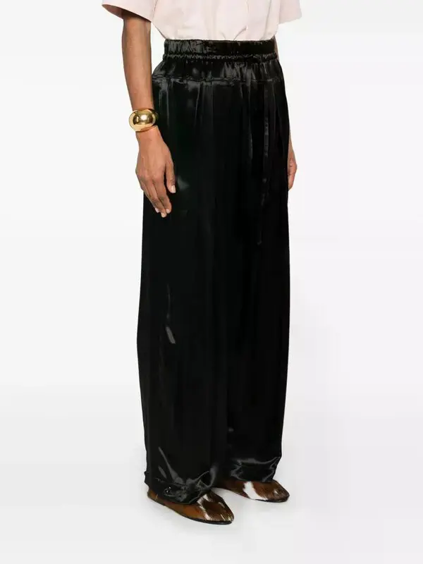JIL SANDER Satin Palazzo Pants