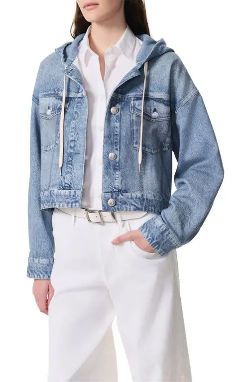 Rag & Bone Rb Miramar Hooded Trucker Jacket
