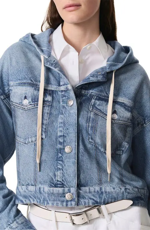 Rag & Bone Rb Miramar Hooded Trucker Jacket