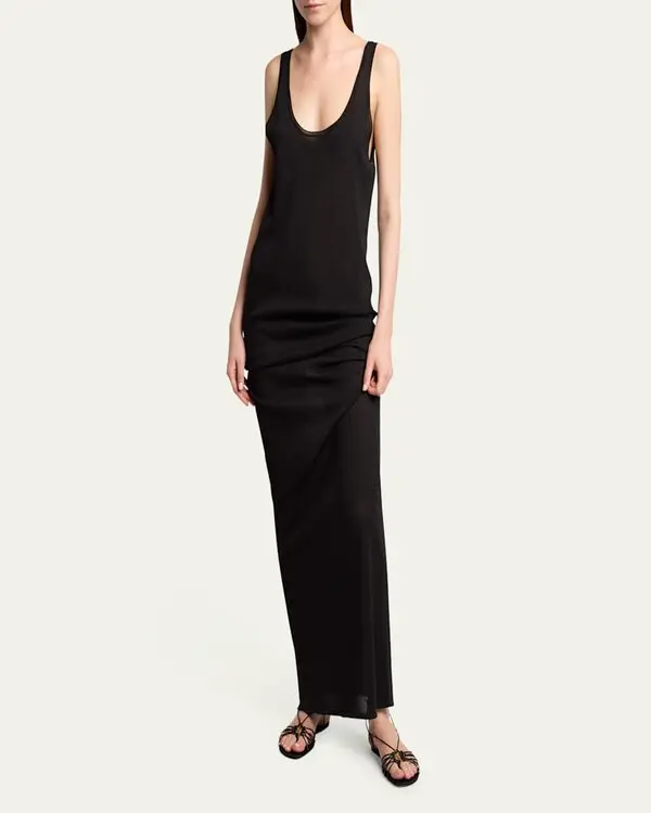 Saint Laurent Babylone Strappy Ankle-tie Sandals - Nero