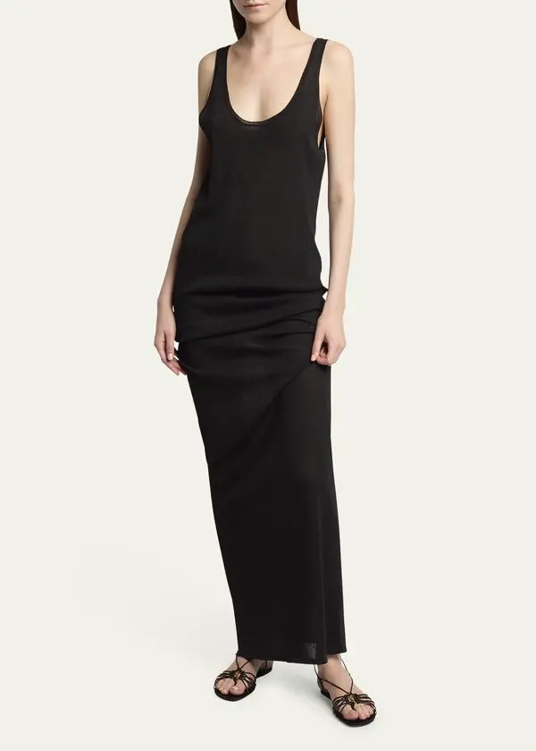 Saint Laurent Babylone Strappy Ankle-tie Sandals - Nero