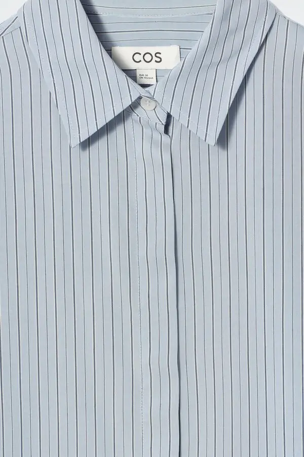 Cos Relaxed Fit Striped Shirt