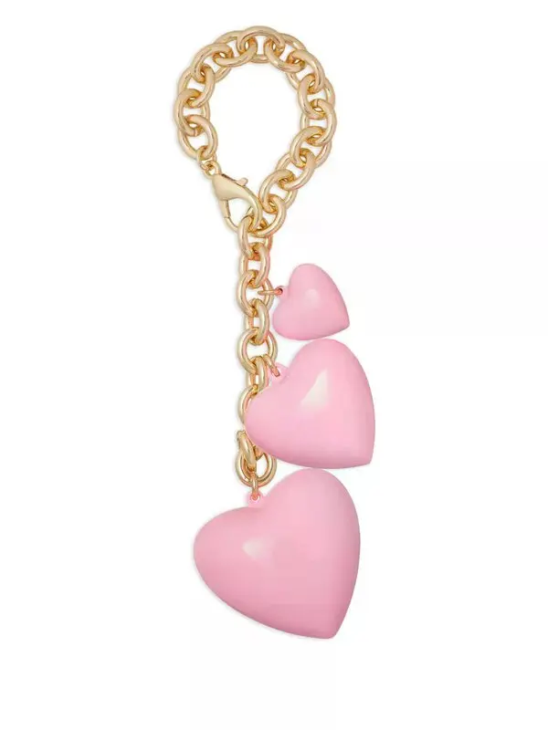 ROXANNE ASSOULIN The Puffy Triple Heart Bag Accessory - Gold