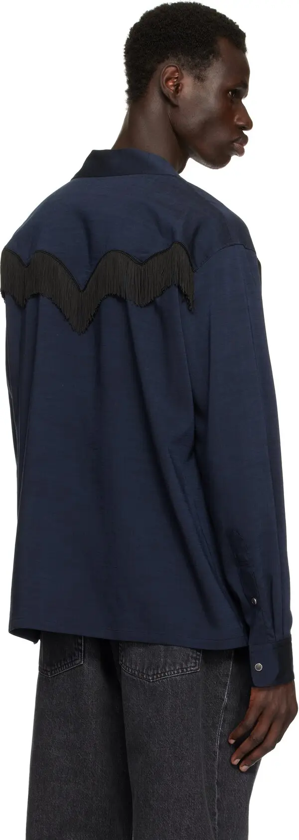 トップス toga TOGA VIRILIS FRINGE SHIRT gray toga TOGA VIRILIS FRINGE SHIRT gray toga TOGA VIRILIS FRINGE