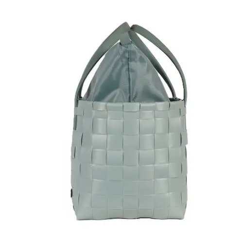HANDED BY Color Deluxe Recycled Tote Bag - Grey/green
