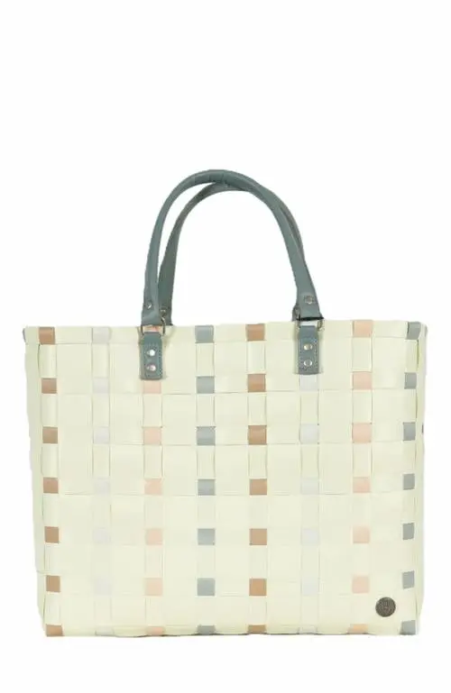 HANDED BY Dots Recycled Plastic Weekender Bag - Mint Green Mix