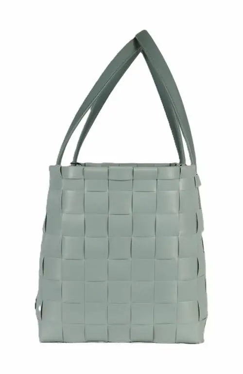 HANDED BY Recycled Tote Bag - Grey/green