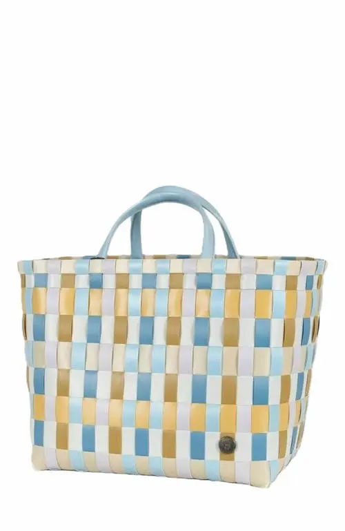 HANDED BY Multitone Recycled Plastic Shopper - Mustard Mix